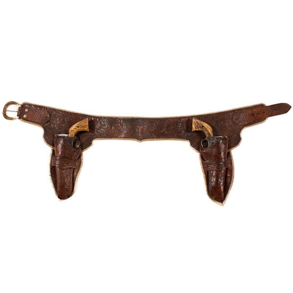 Tom Mix's Gun Rig with Colt Single Actions