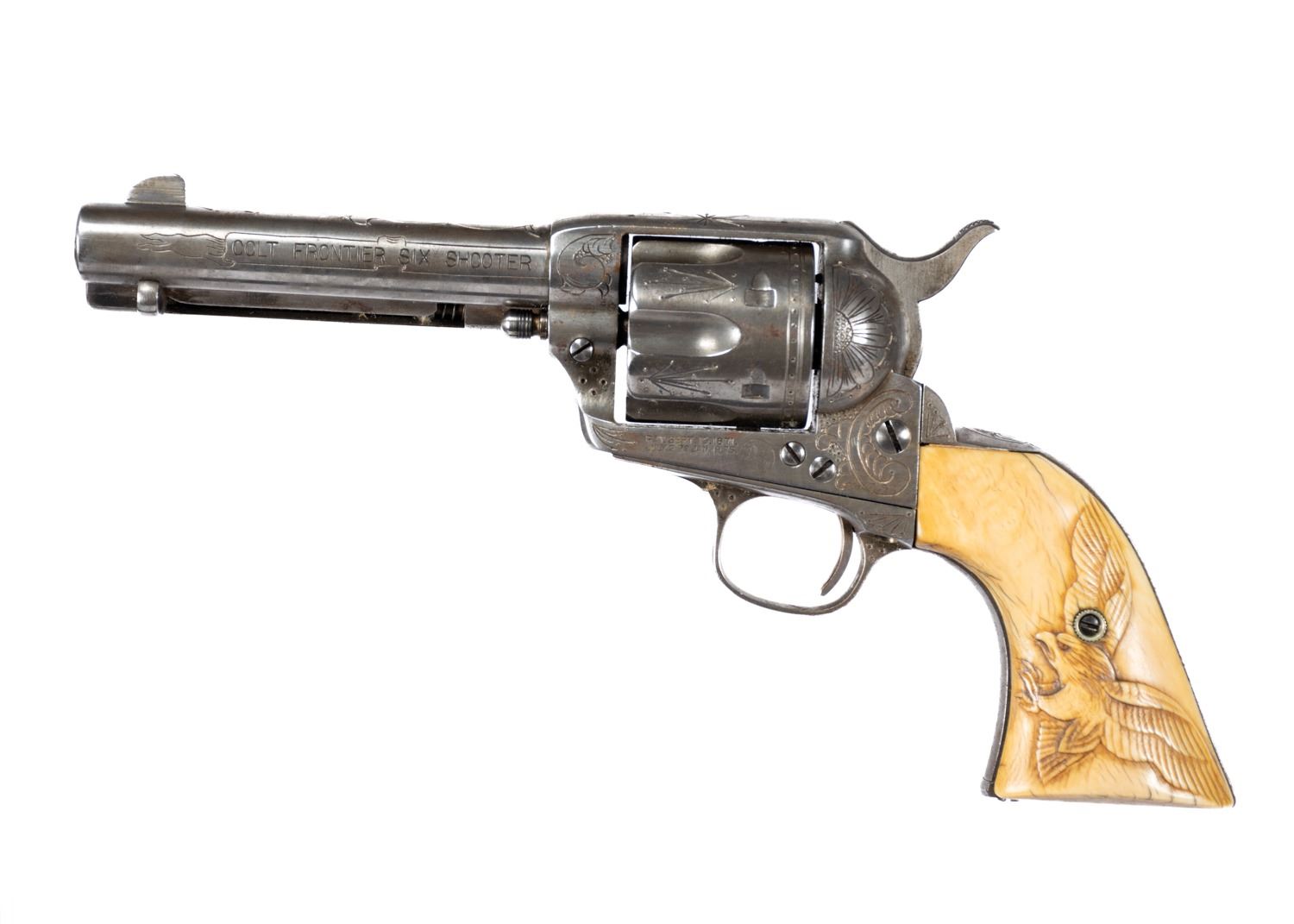 Engraved Colt Single Action Revolver