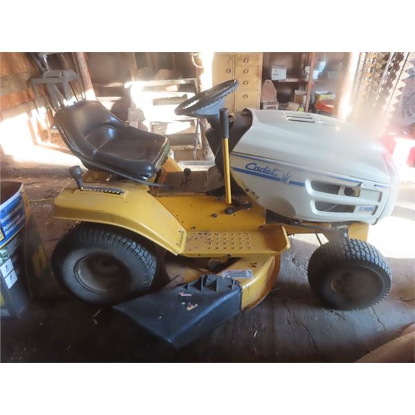 Cub Cadet C160g 16hp 38 Riding Mower Mcsherry Auction Service Ltd