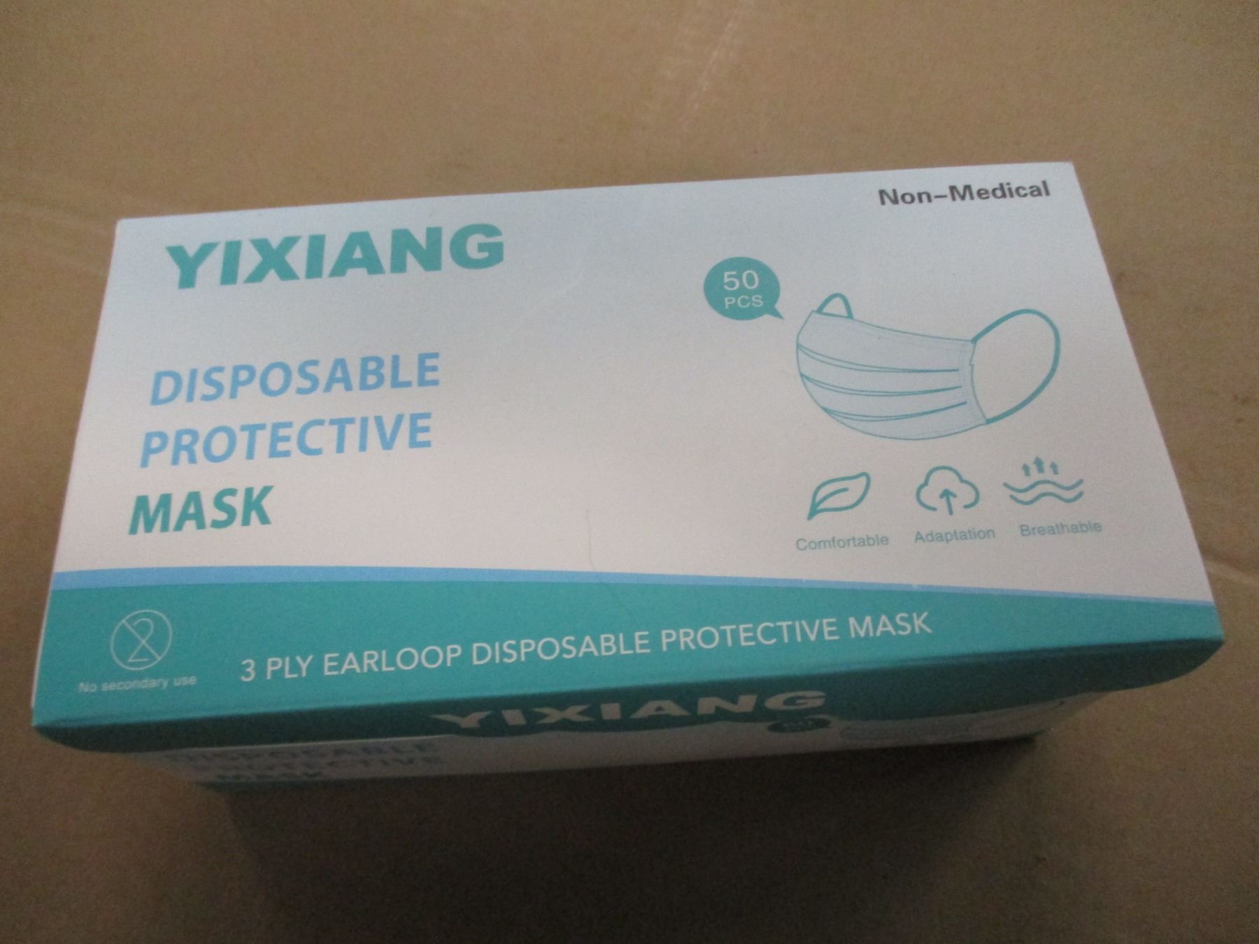 FACE MASKS (50) - PER BOX