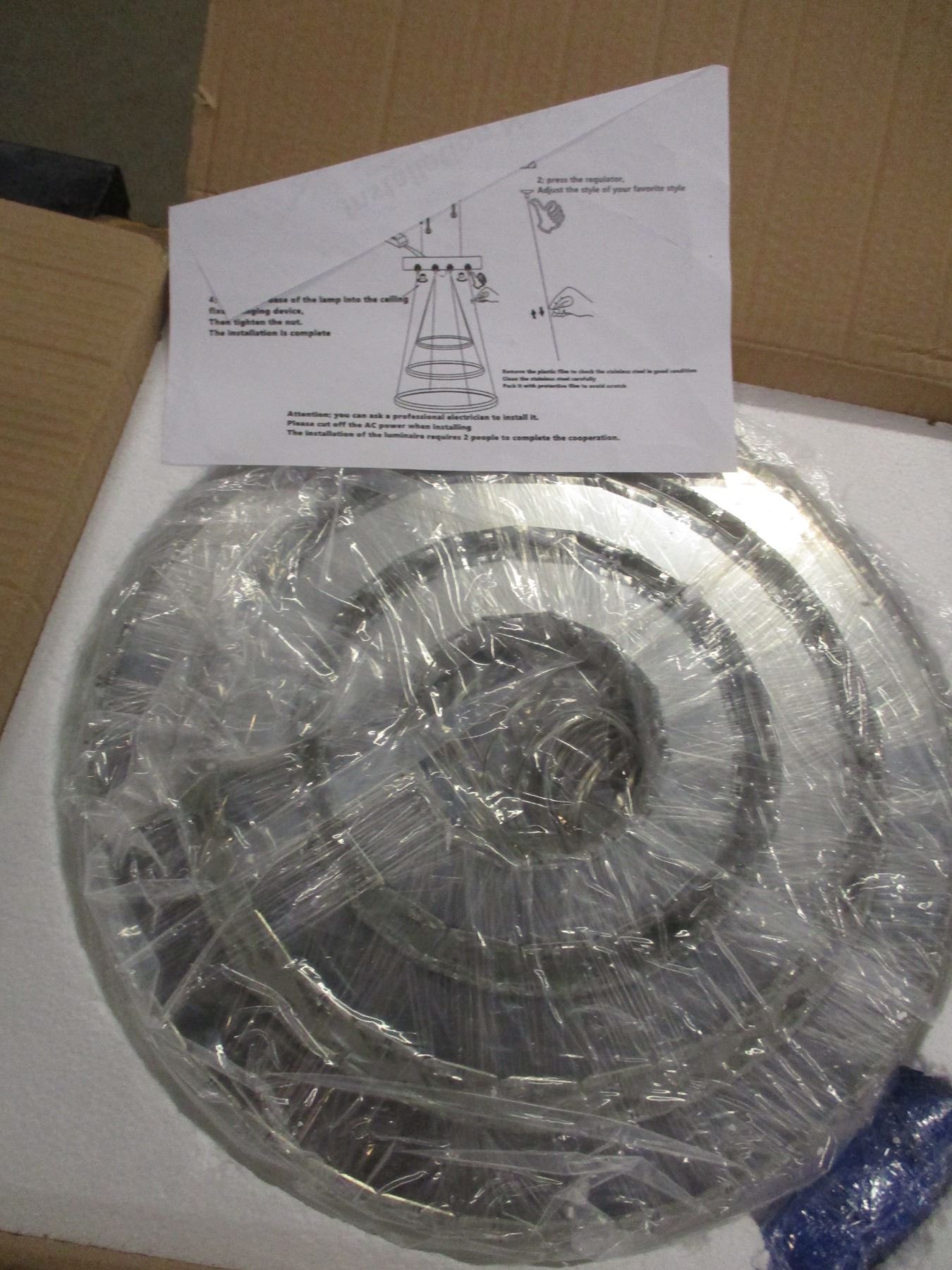 NEW (STORE RETURN): LIGHT FIXTURE