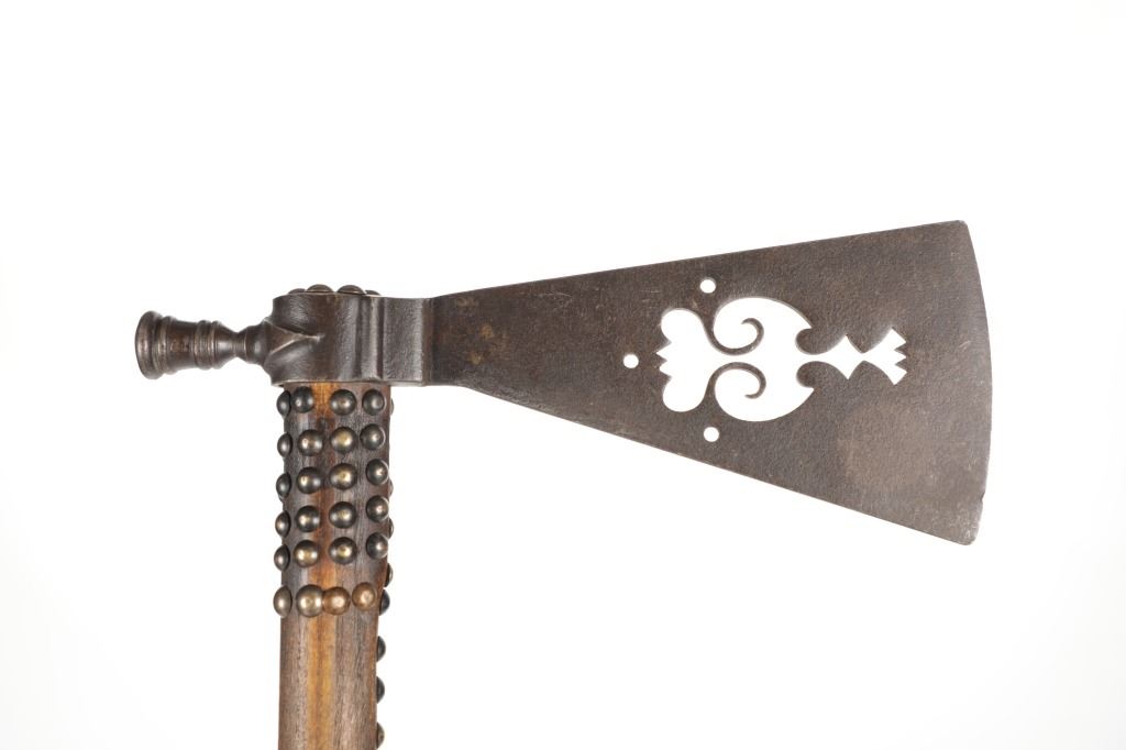 19th Century Cheyenne Triple Cut Out Pipe Tomahawk