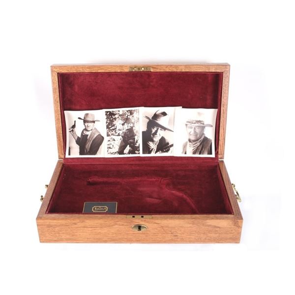 John Wayne Commemorative Oak Wood Case