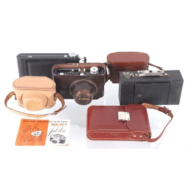 Collection of Vintage Cameras Circa. 1915-1960s