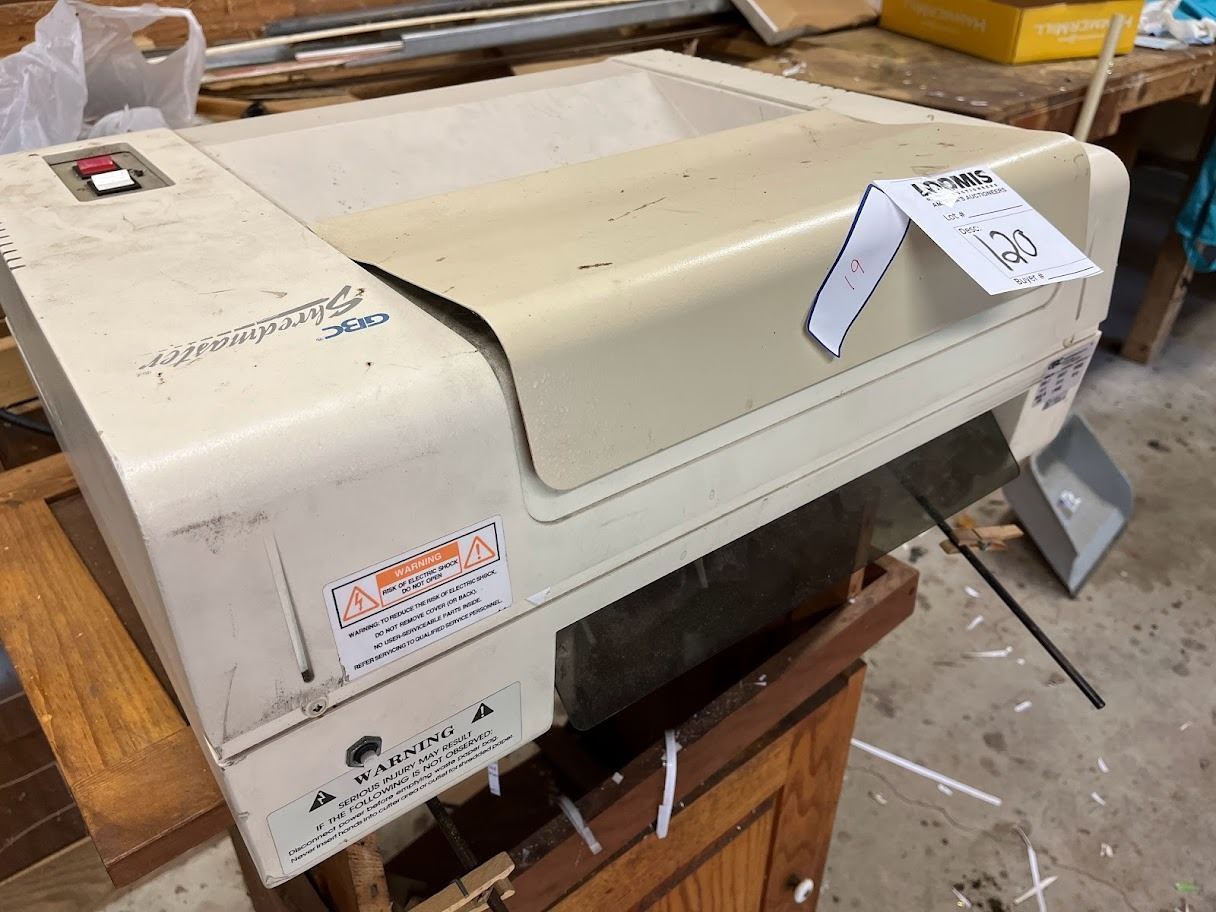 VINTAGE GBC SHREDMASTER COMMERICAL SHREDDER