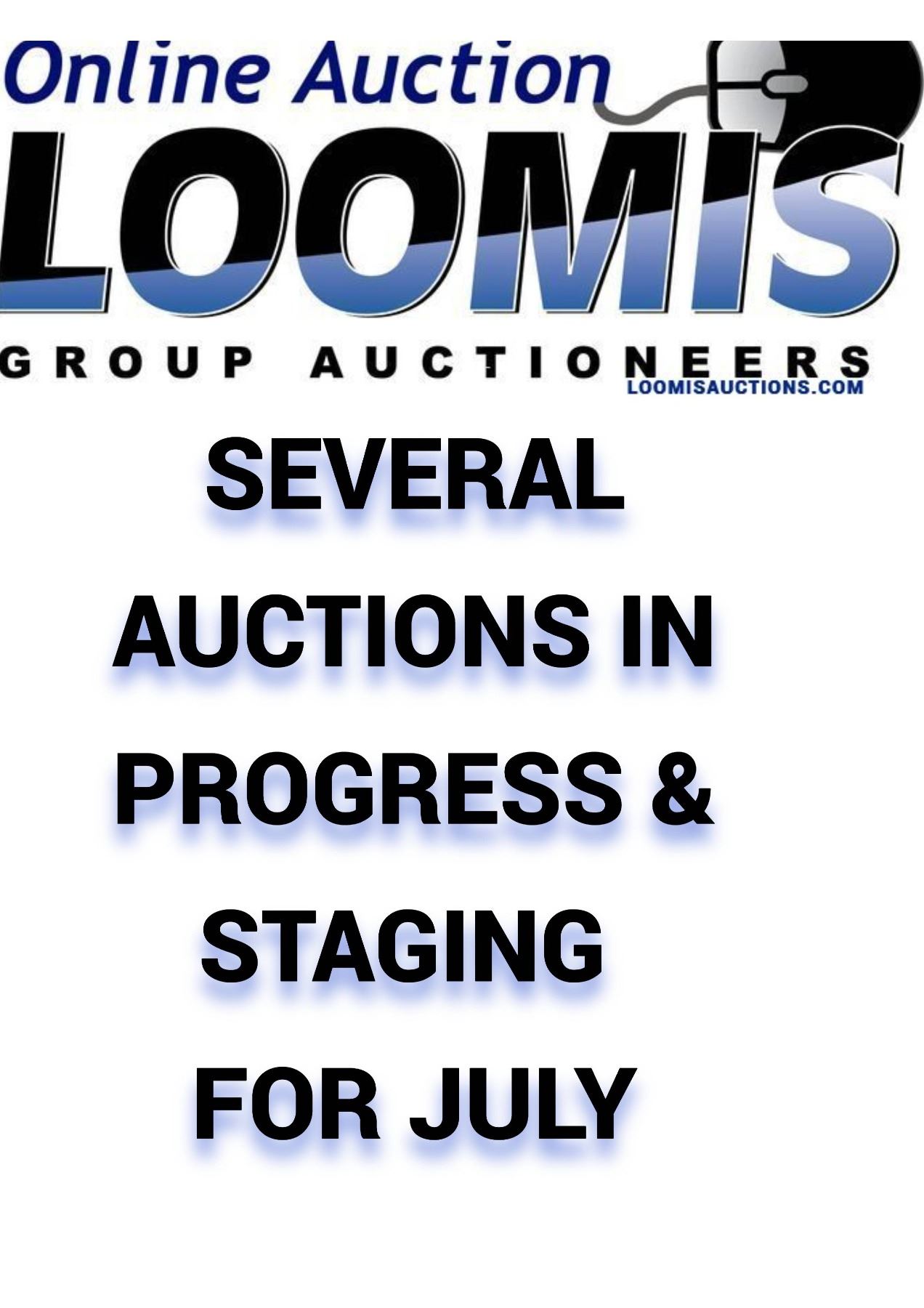 SEVERAL AUCTIONS IN PROGRESS & STAGING FOR JULY 2023
