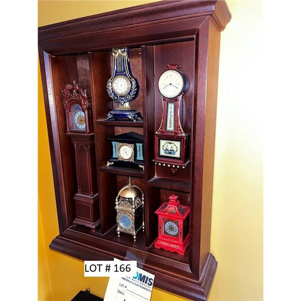 MINITURE CLOCK COLLECTION DETAILED SCALE RECREATIONS OF HISTORIC CLOCK ...