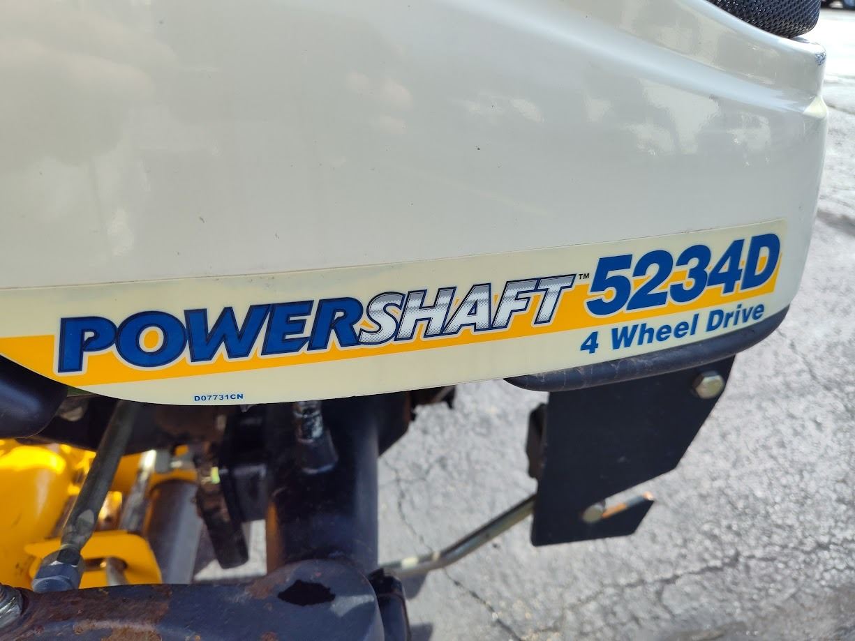 MIDSIZE CUB CADET 4x4 DSL 5234D TRACTOR w 60 INCH DECK MOWER