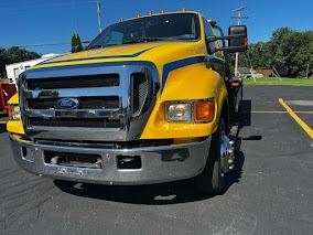 2013 FORD F 650 DIESEL CUSTOM ROLLBACK BED