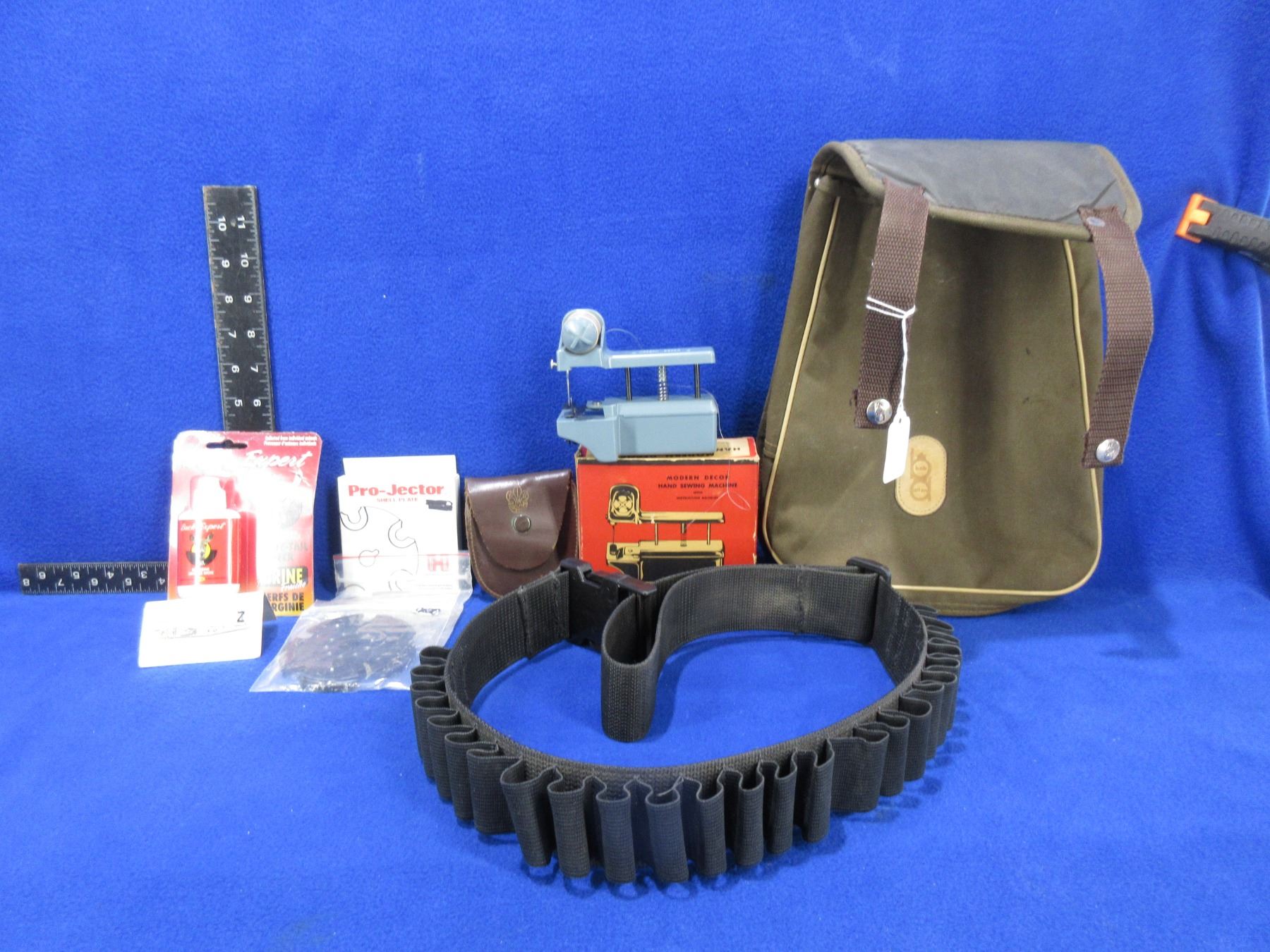 Lot of Misc. - Ammo Belt, Boy Scout Pouch, Bob Allen Bag,
