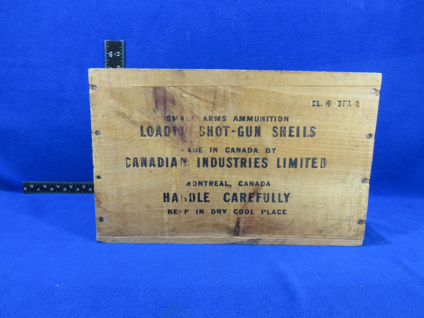 Wood Ammo Box - CIL Canuck Shotgun Shells