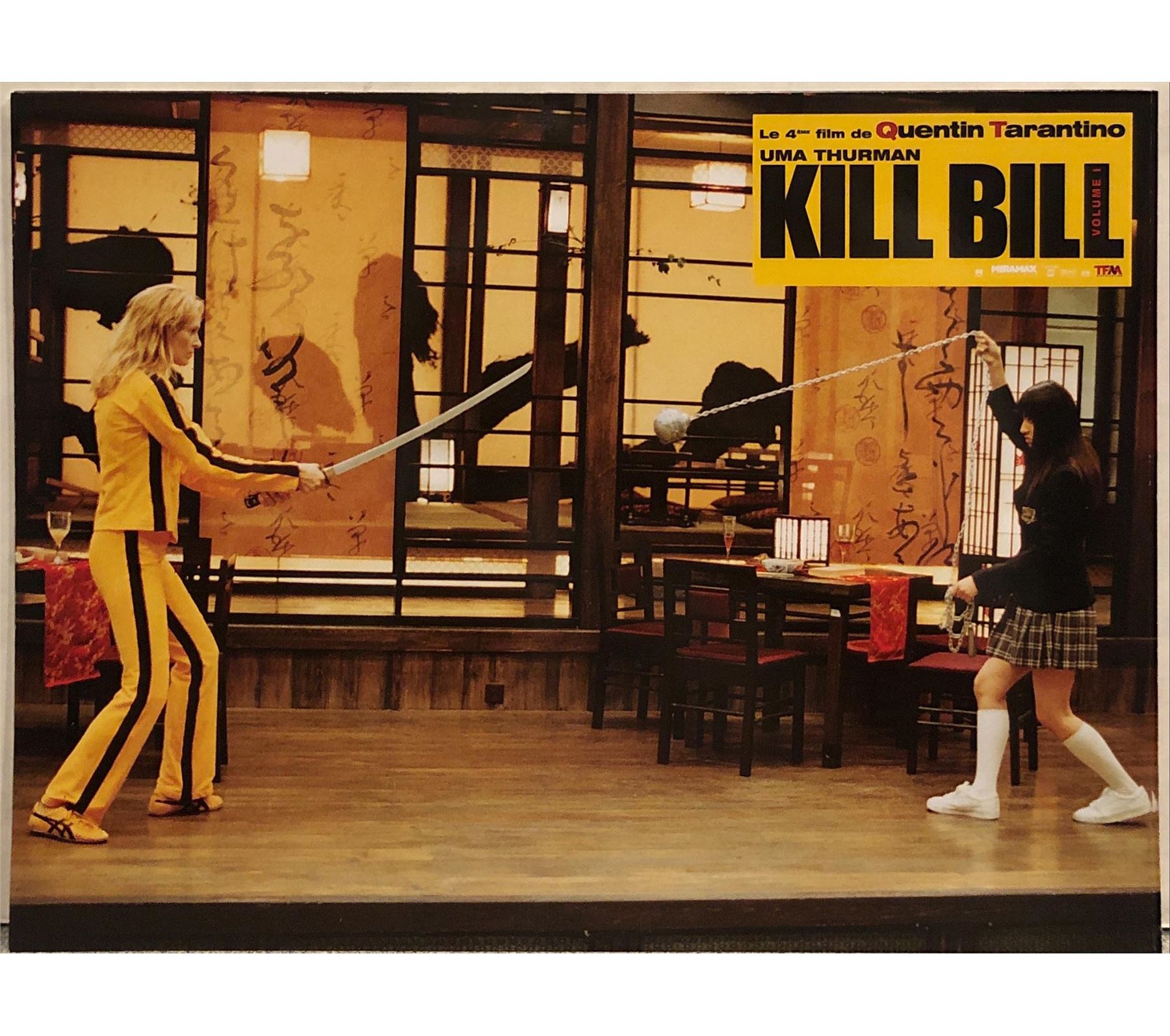 Kill Bill: Vol. 1 Original 2003 French Lobby Card