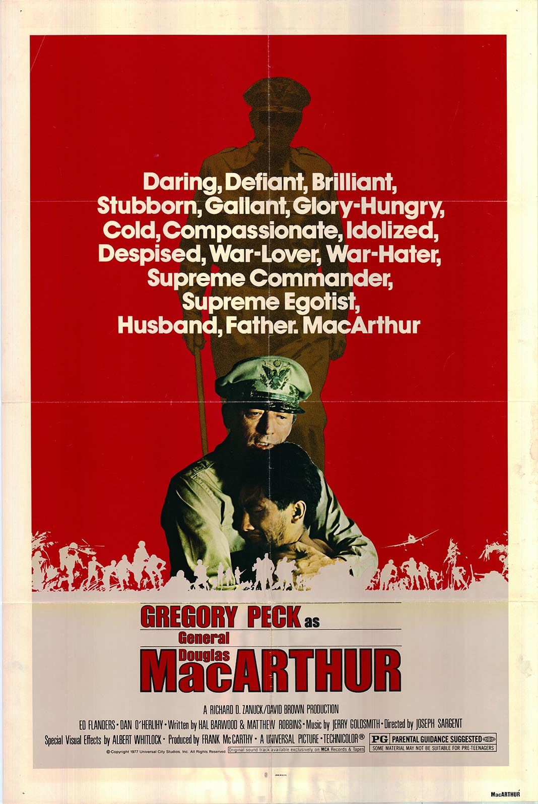MacArthur Original 1977 Vintage One Sheet Poster