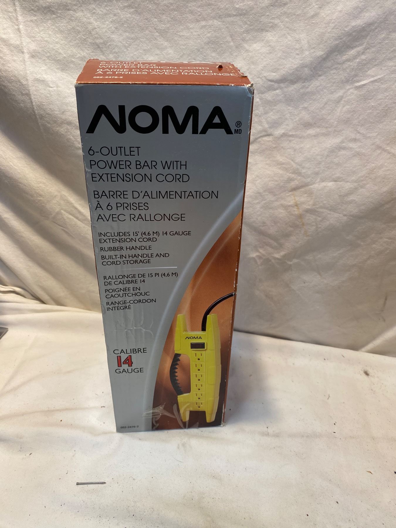 Noma 6 outlet power bar with extension cord