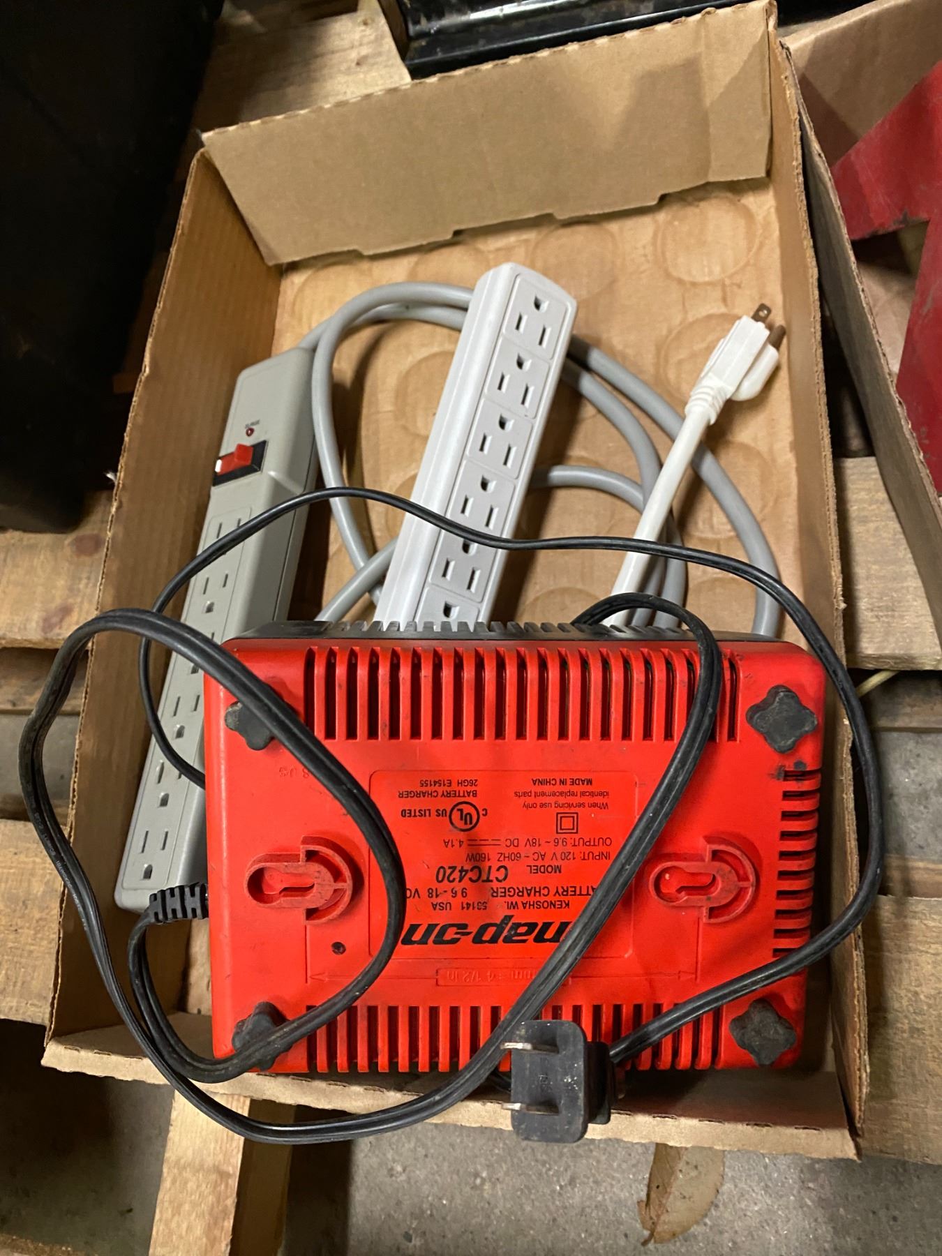 Snap on charger and two power bars