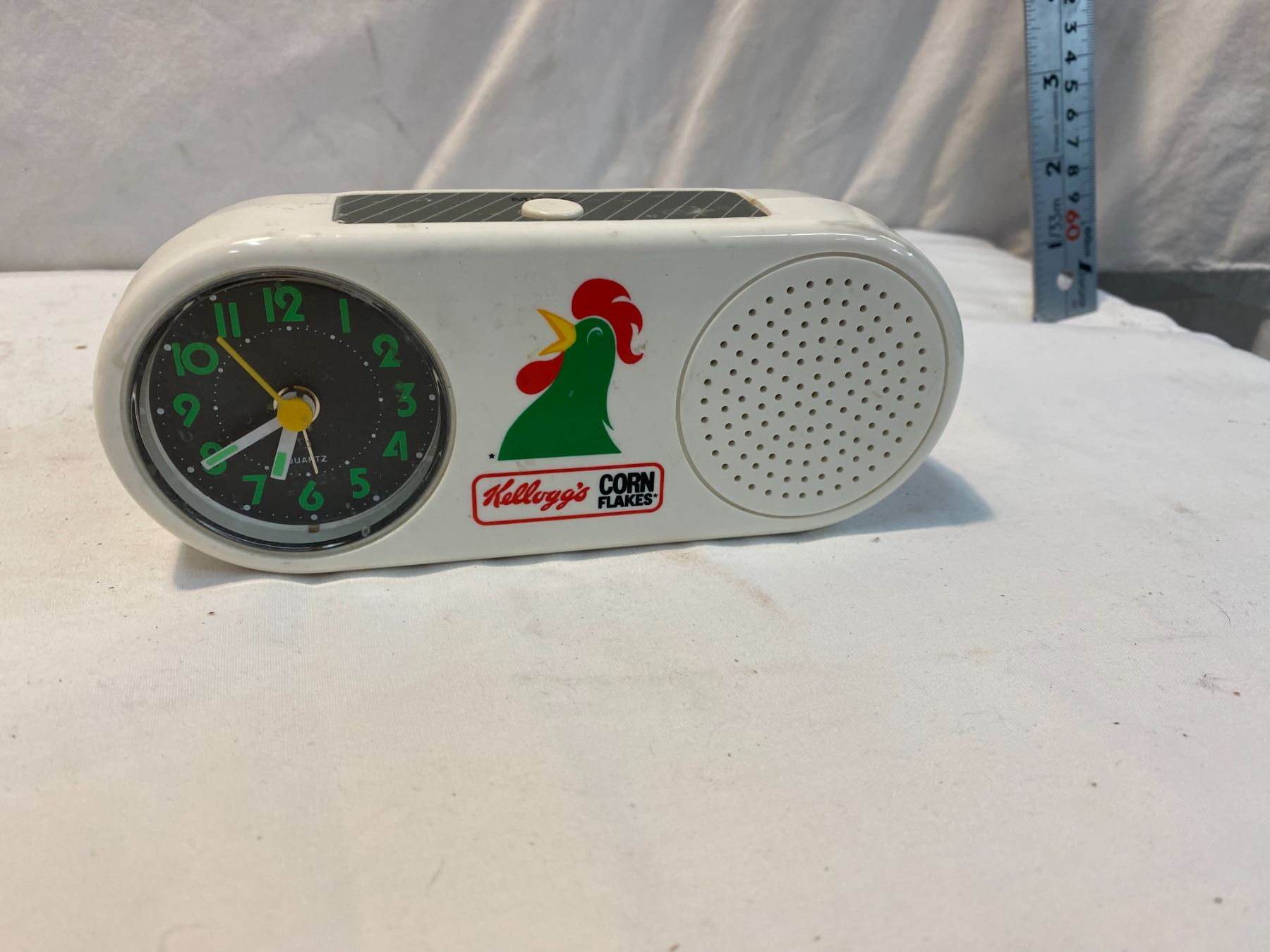 Vintage Kellogg's corn Flakes alarm clock 1991