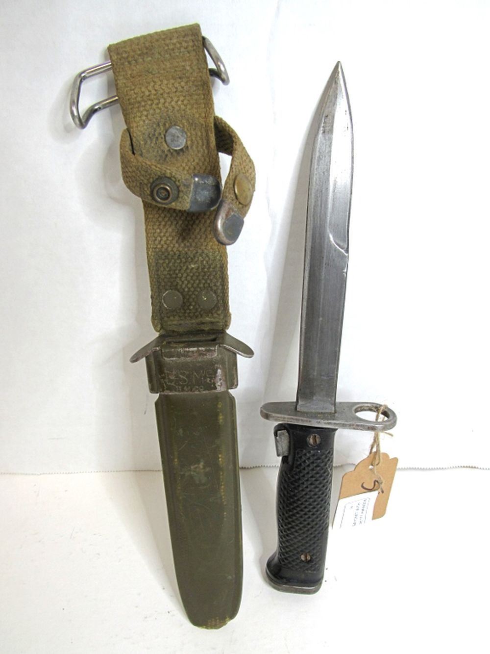 VINTAGE US M6 MILPAR COL BAYONET WITH SHEATH!