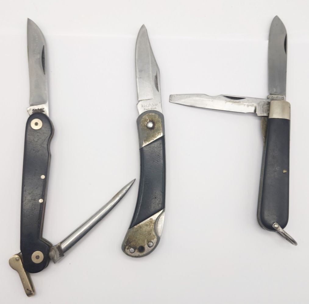 CAMILLUS 2 BLADE, KERSHAW, KABAR KNIVES