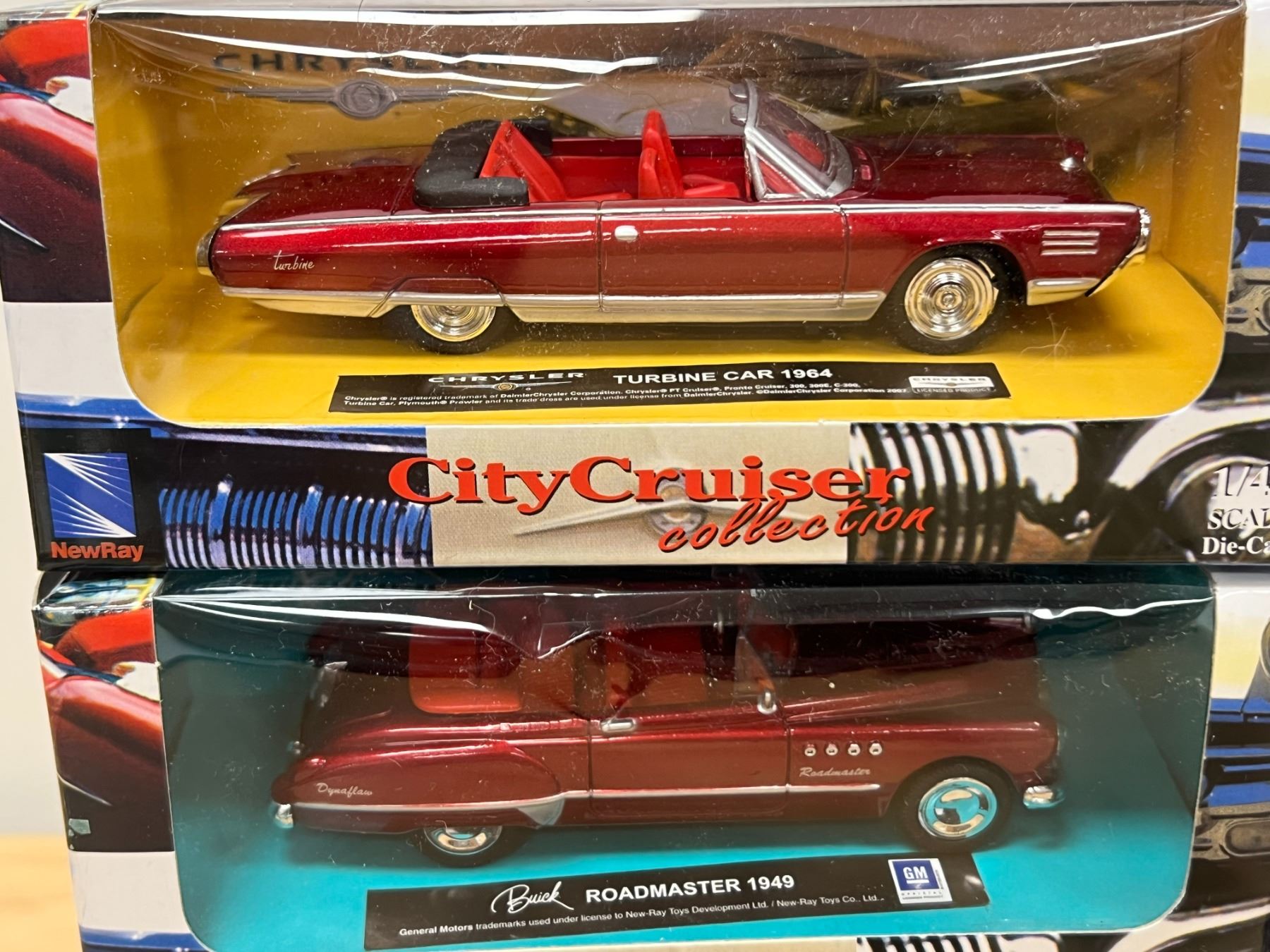 6 City Cruiser Collection Die-Cast cars as pictured 1:43 scale