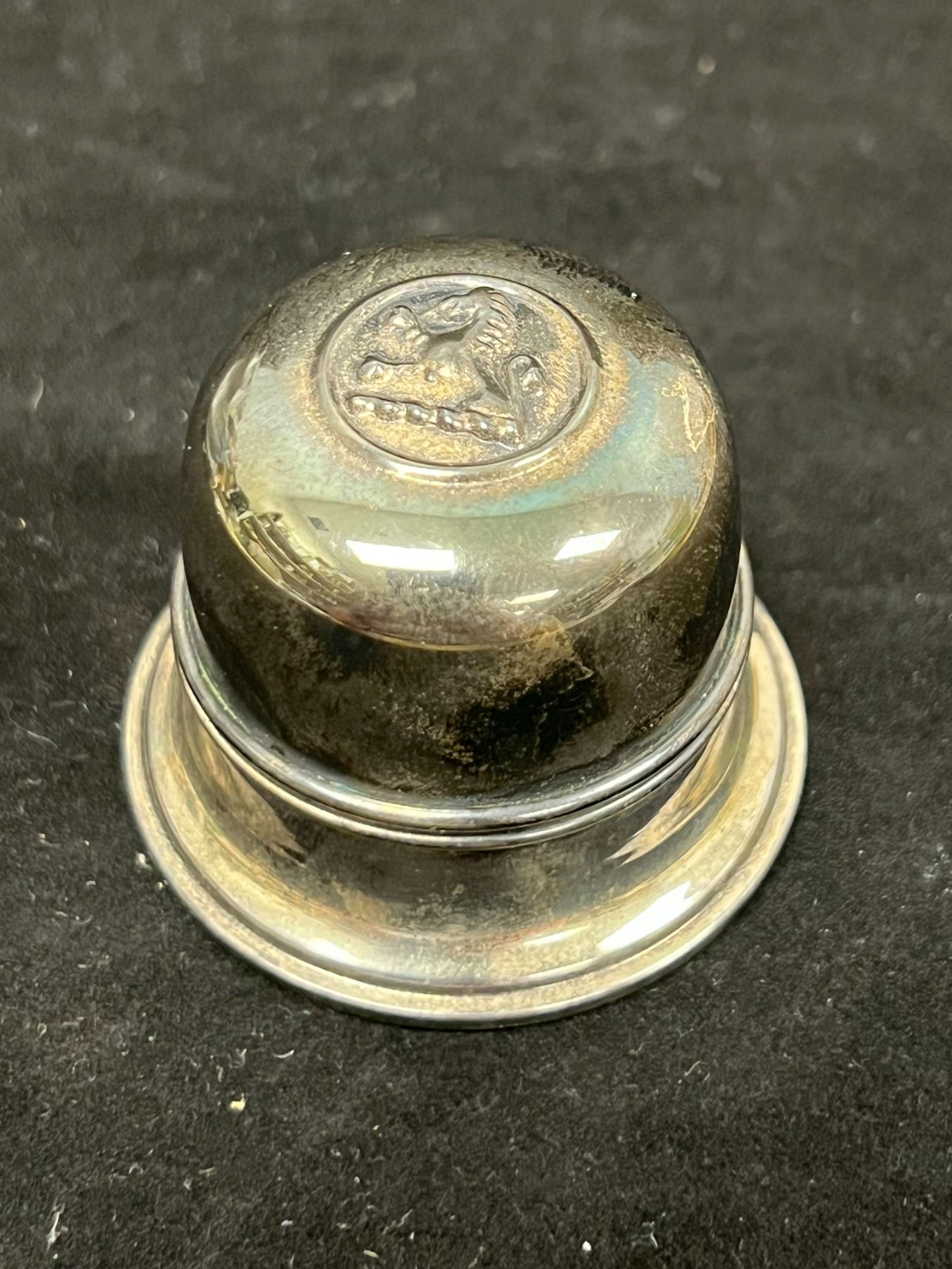 Vintage Birks Regency Plate Silver Ring Box / Holder (approx: 2" wide ...