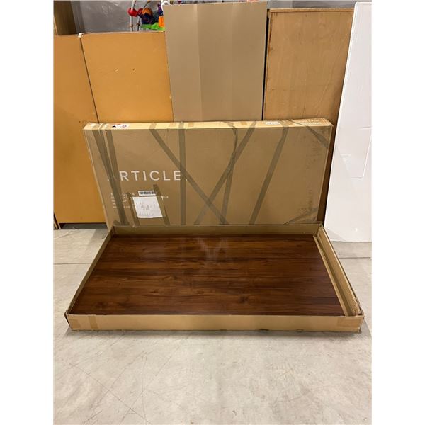 Article Seno Walnut Extendable Dining Table - Looks new In box