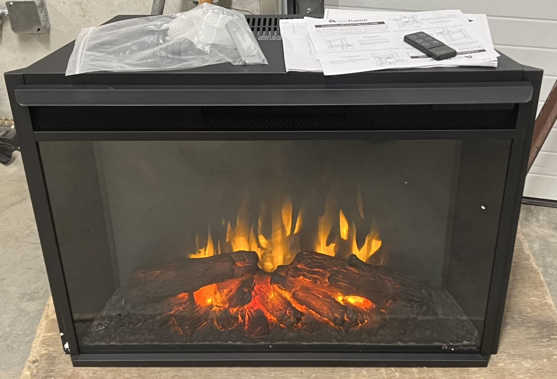 Real Flame Vivid Flame Grand Series Electric Firebox Model No. 5099 ...