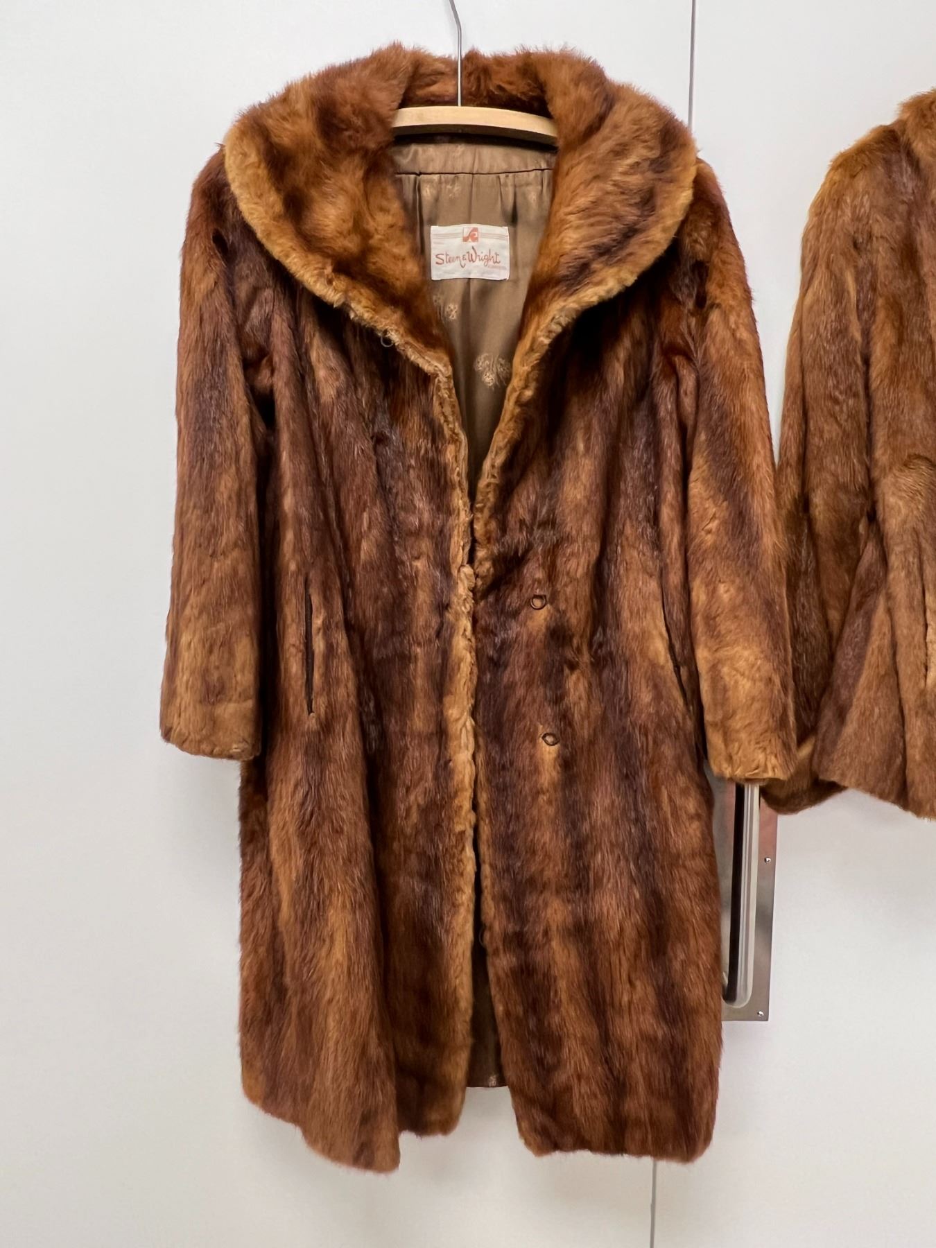 Steen & Wright Furriers Long Fur Coat & Short Fur Coat without tag