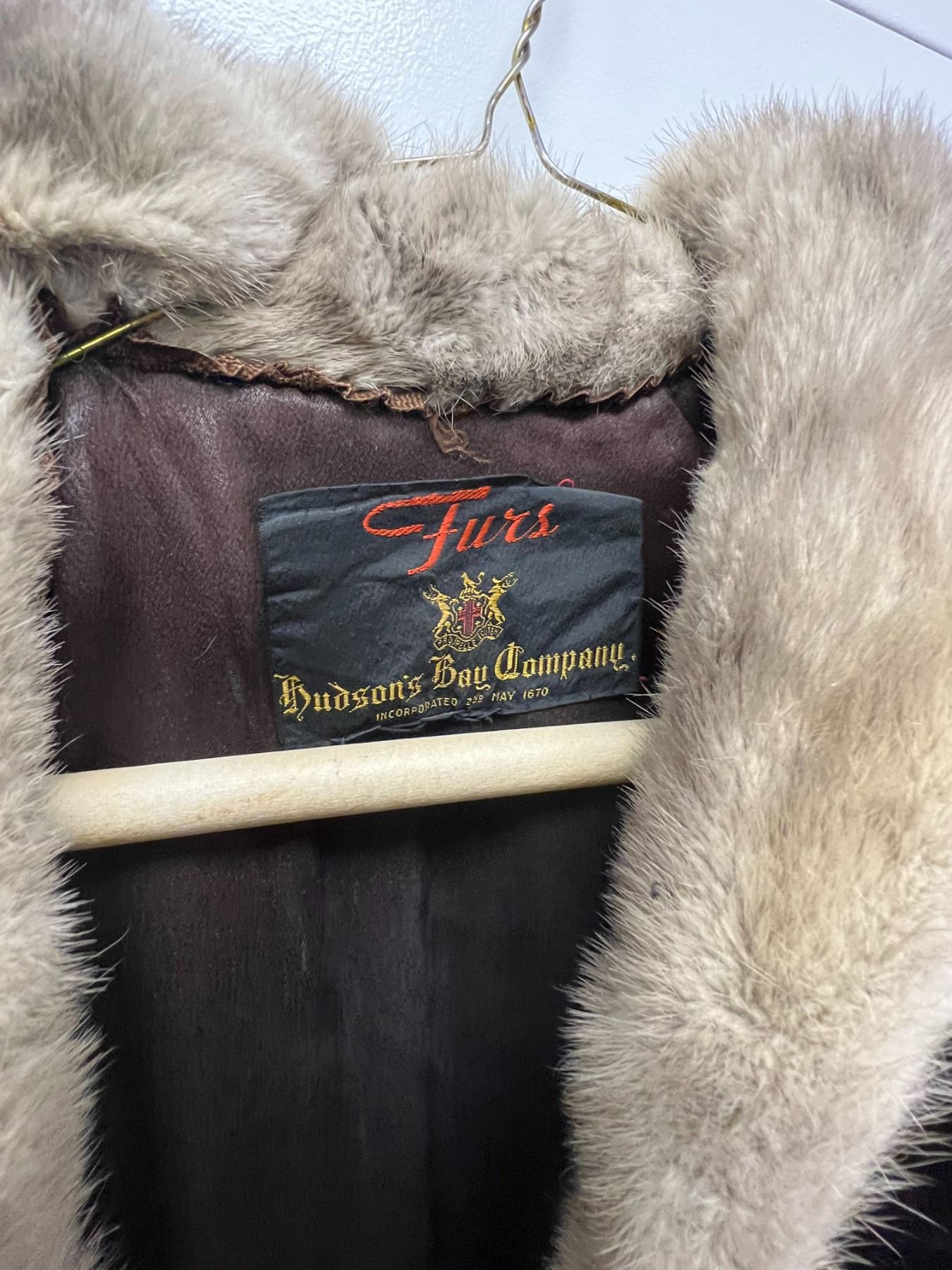 Hudsons Bay Co HBC Fur Coat & Fur coat no tags