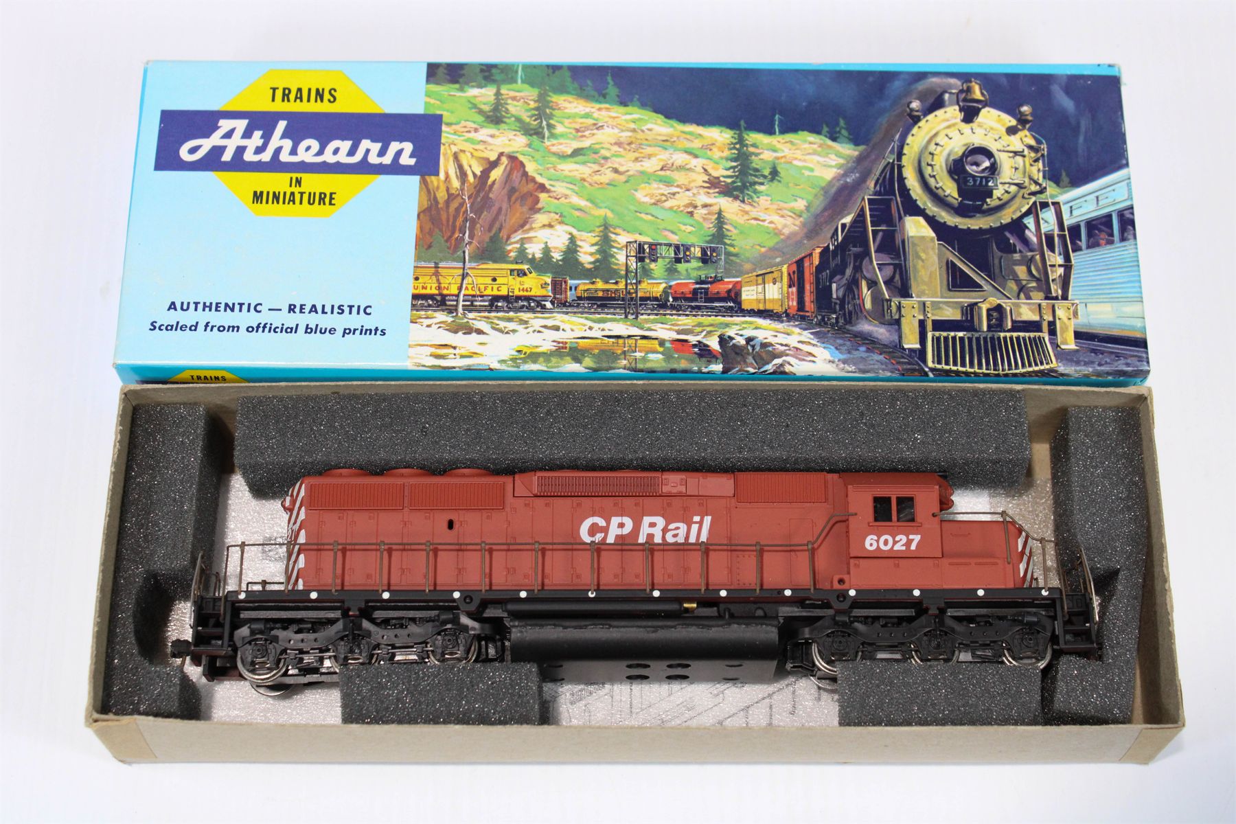 VINTAGE ATHEARN CP RAIL LOCOMOTIVE 6027