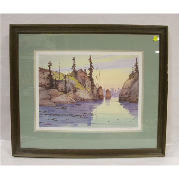 FRAMED LIMITED EDITION PRINT WAITING ON EVENING FRAMED LIMITED EDITION PRINT WAITING ON EVENING