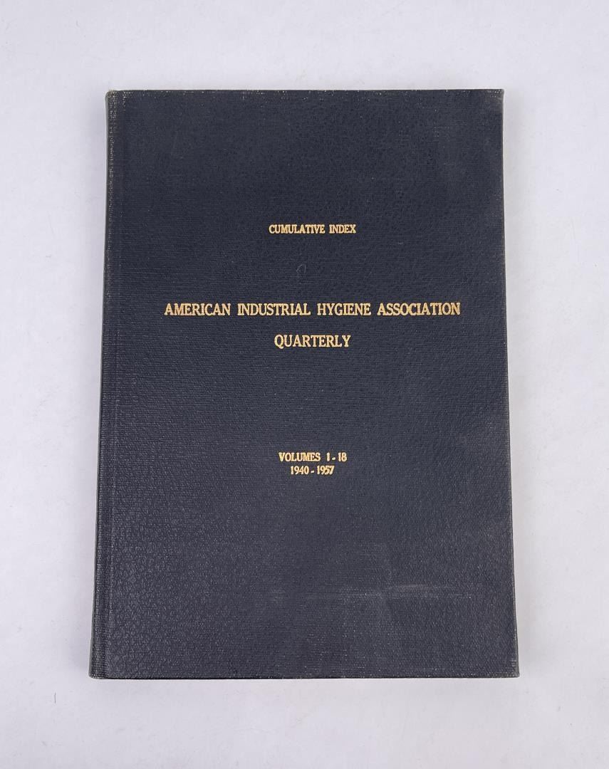 American Industrial Hygiene Association Quarterly