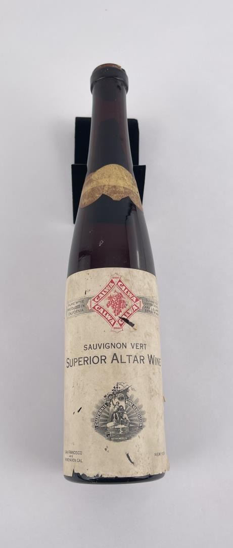 California Superior Altar Wine Bottle Calwa