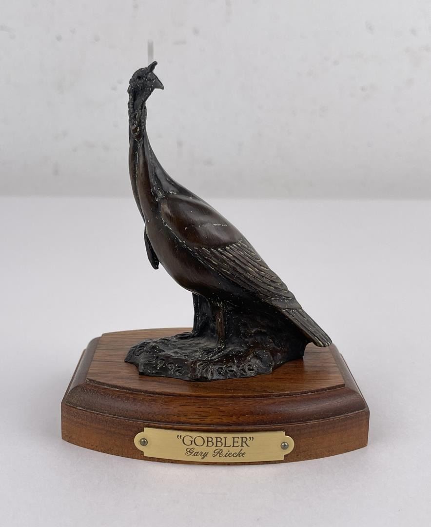 Gary Riecke Gobbler Turkey Montana Bronze