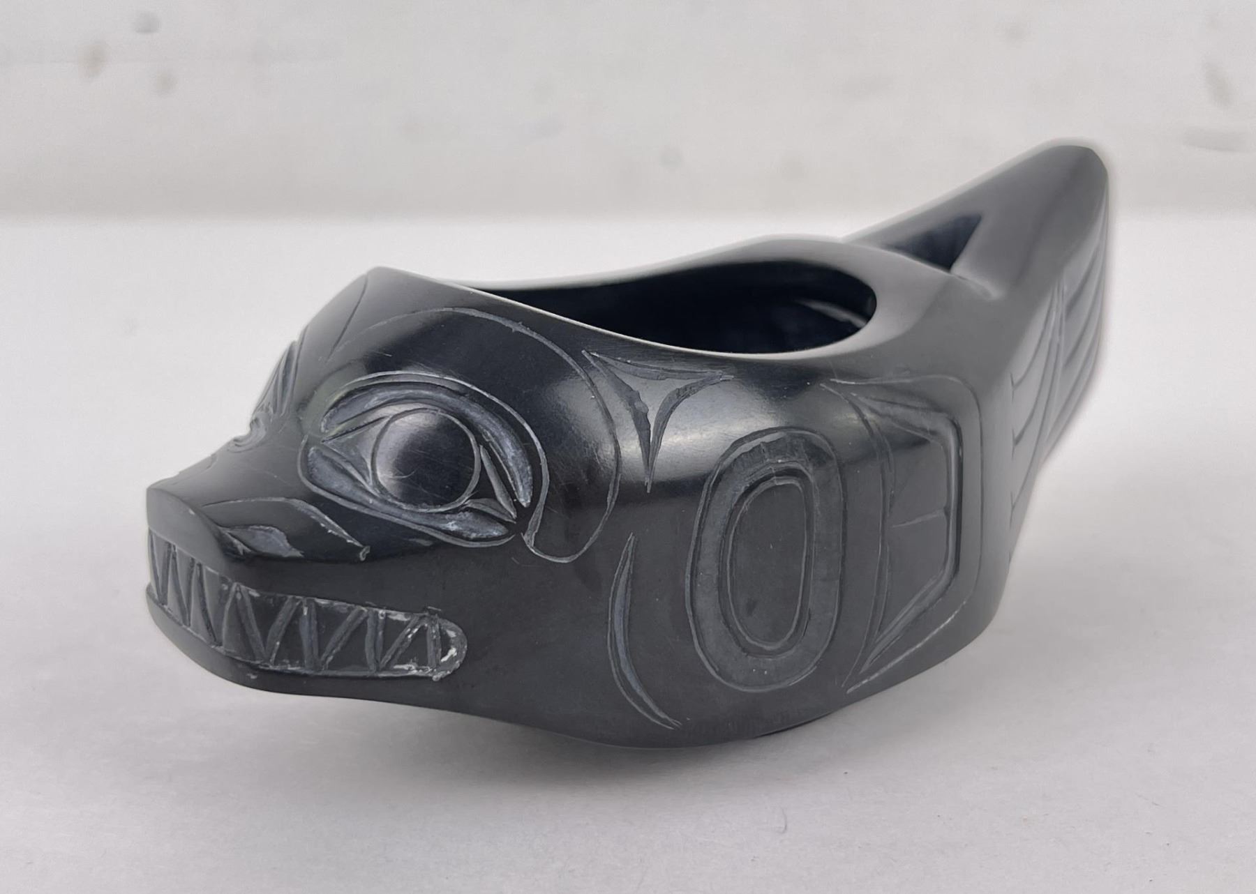 Haida Northwest Coast Indian Argillite Bowl