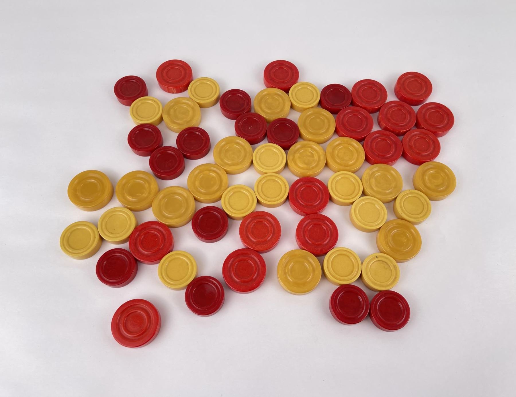 Large Bakelite Backgammon Pieces