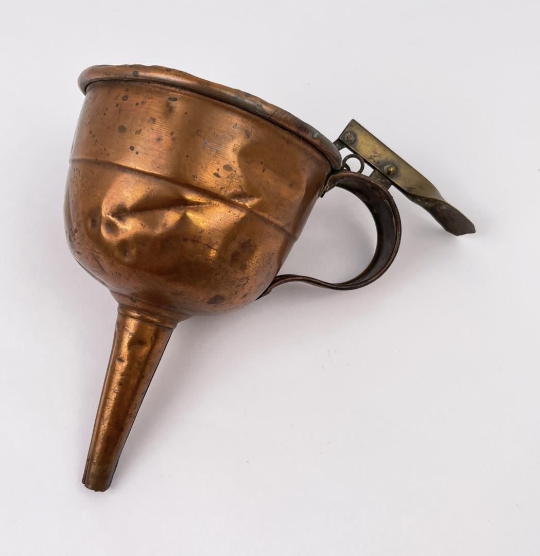 Antique Copper Funnel