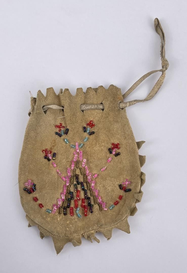 Beaded Native American Indian Pouch