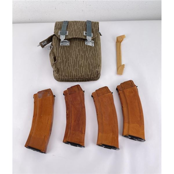 East German Bakelite AK47 Rifle Magazines