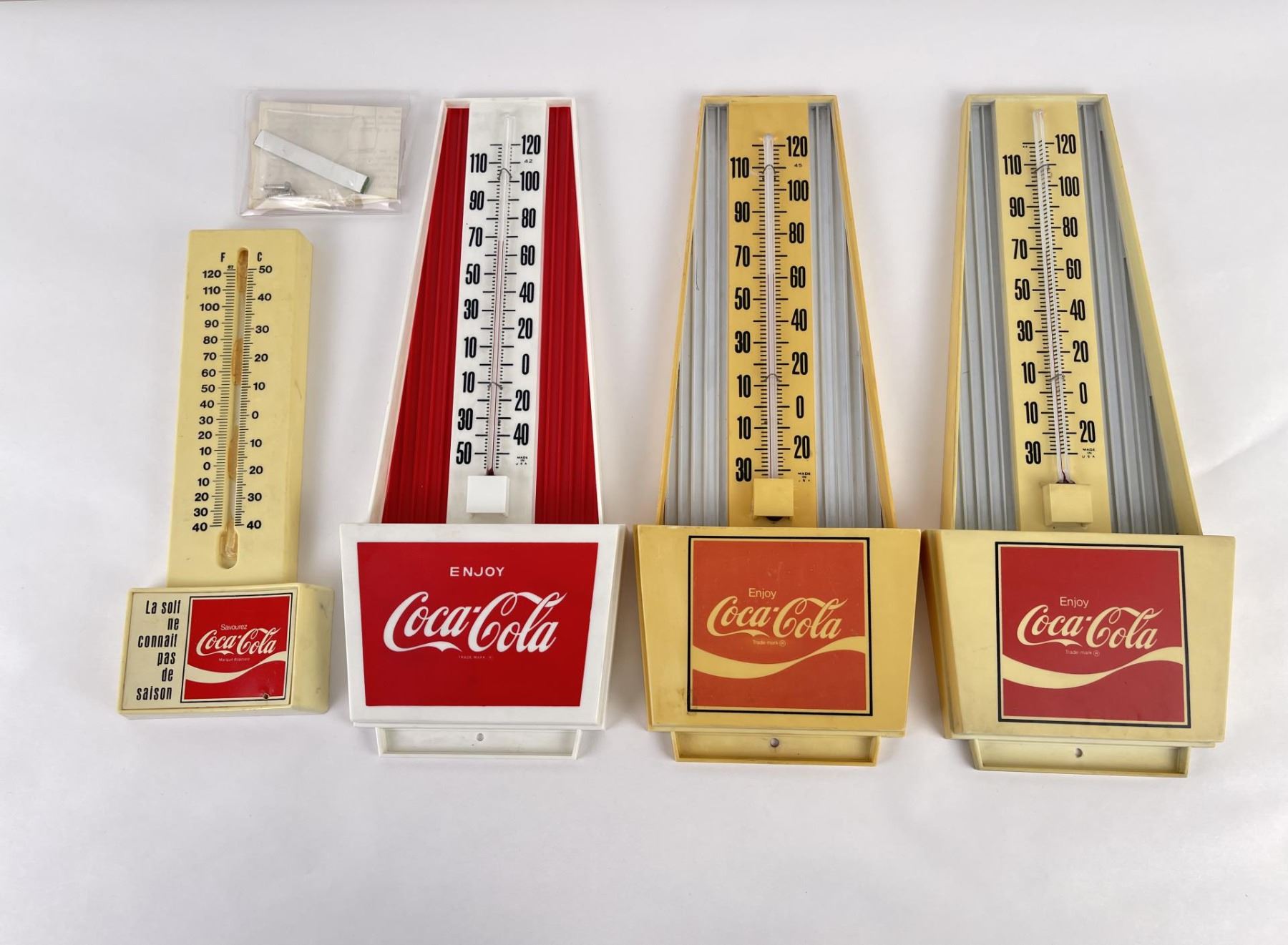 Plastic Coca Cola Thermometers
