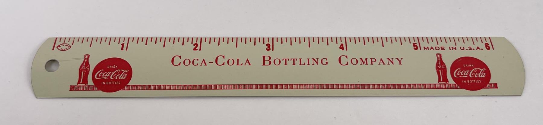 Coca Cola Metal Ruler