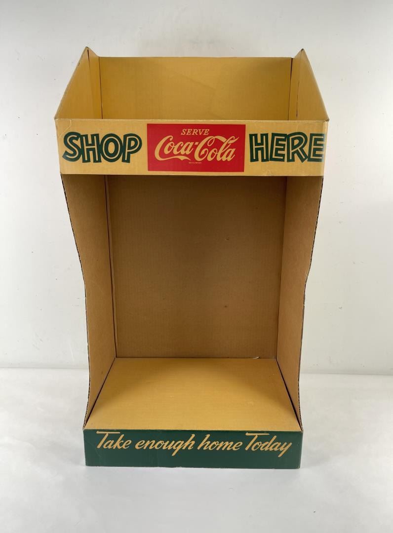 Coca Cola Shop Here Store Display Stand
