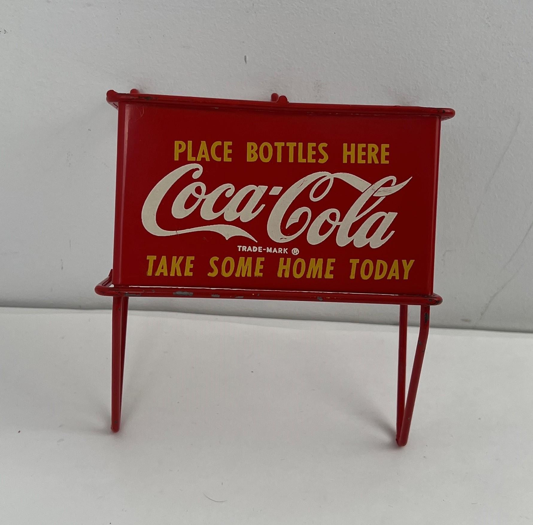 Coca Cola Bottle Shopping Cart Rack Stand