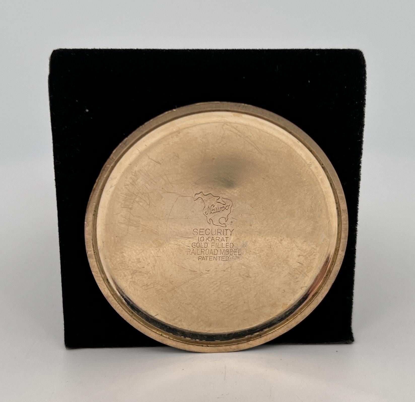 10k Gold Filled Pocket Watch Case Back