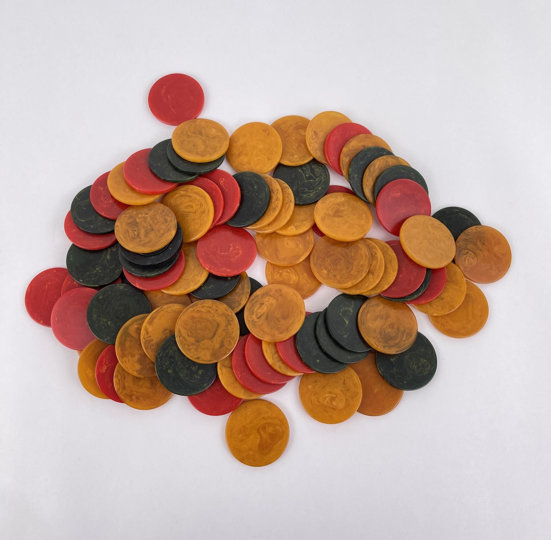 Collection of Bakelite Poker Chips