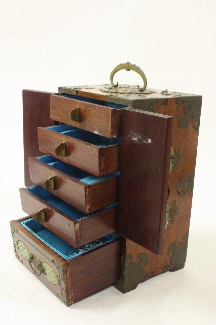 4 Turkish boxes & 1 jewelry box