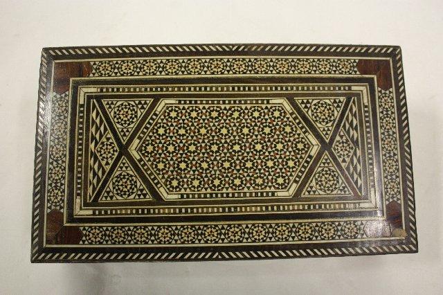 4 Turkish boxes & 1 jewelry box