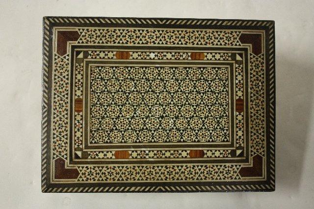 4 Turkish boxes & 1 jewelry box