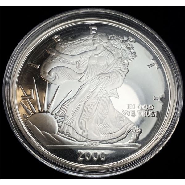 Giant Quarter Pound 2000 Proof American Silver Eagle Design .999