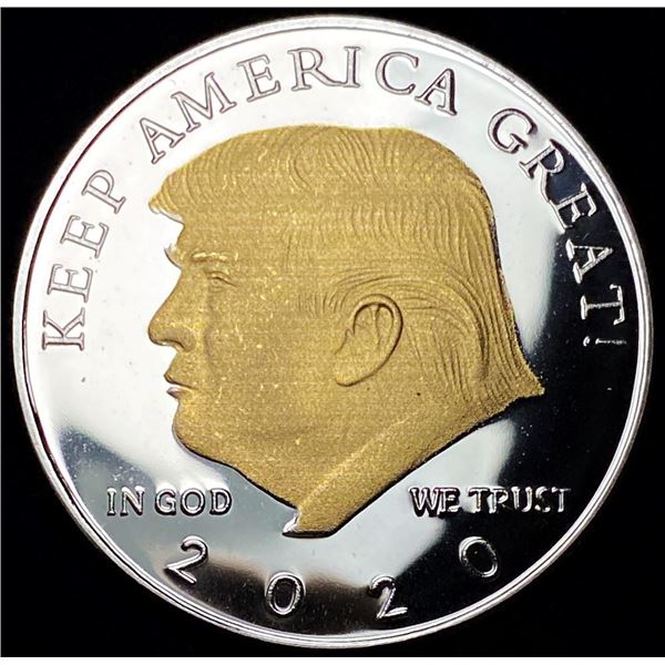 2020 Donald Trump Keep America Great 1 ozt .999 Silver