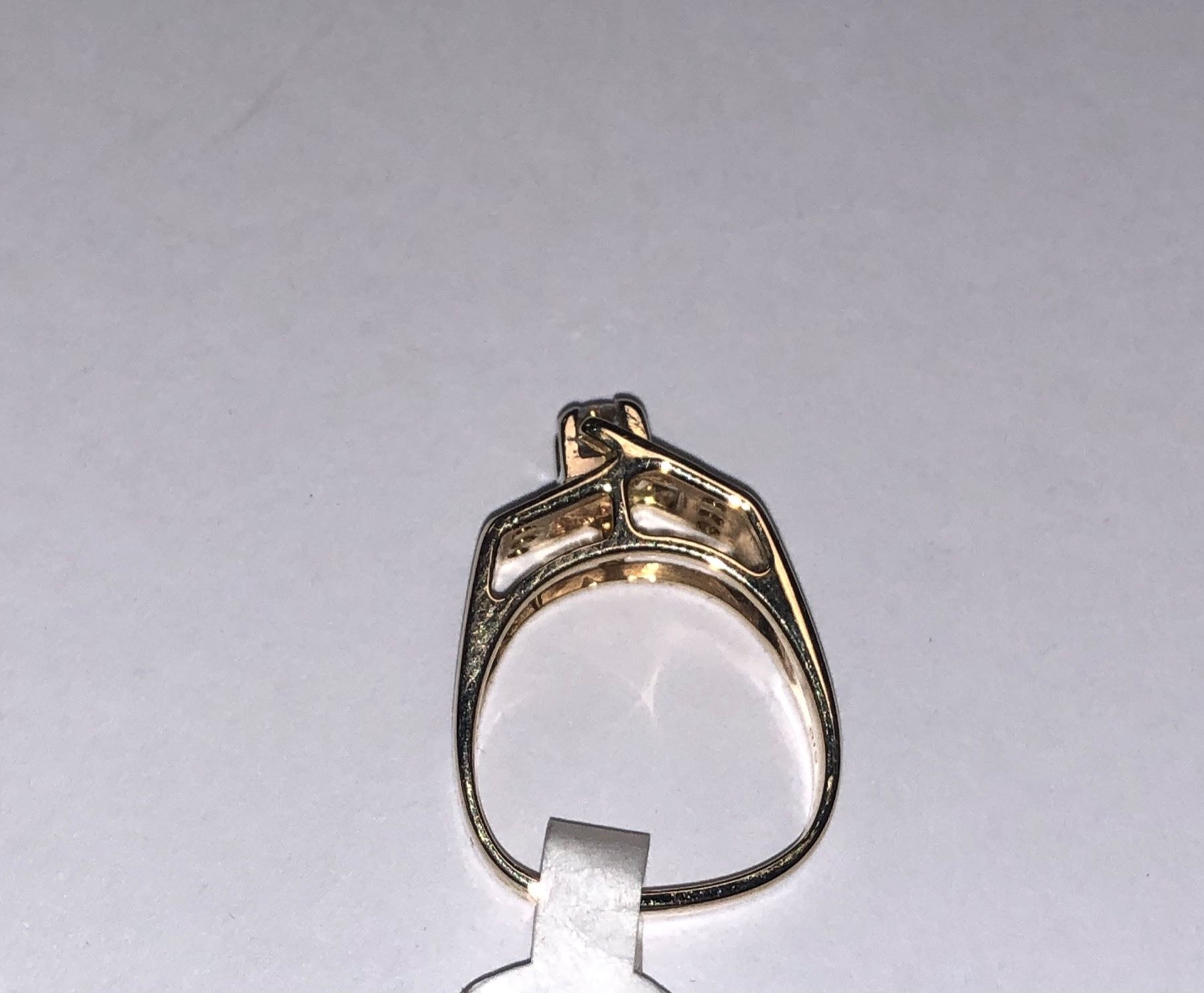 $3,000 Lady's stamped 14K CID, cast (hand set), yellow gold, diamond ...